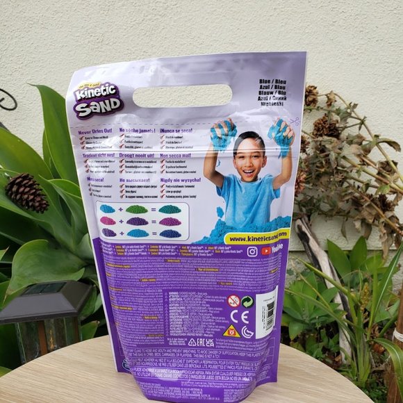 Kinetic Sand | Toys | New 2 Lbs Kinetic Sand Blue Color 2 Pounds ...